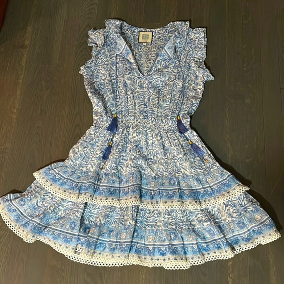 Bell By Alicia Bell | Dresses | Bell Dress Xs Euc Floral Blue And White ...